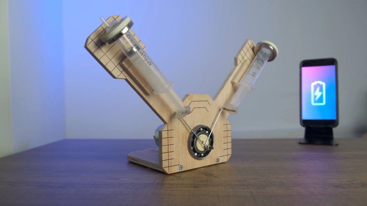 How To Make A Magnet Engine, Simple DIY, Make At Home With Children, 5 ...