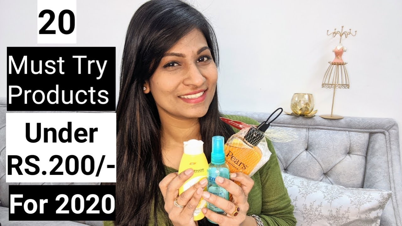 20 PRODUCTS UNDER RS.200/- THAT ACTUALLY WORK | 20 Must Try Products ...