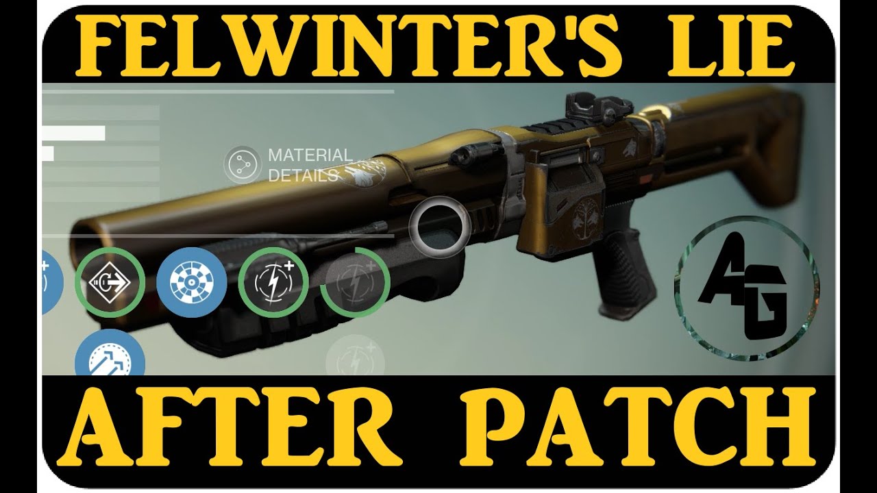 Destiny FELWINTER'S LIE Shotgun Review AFTER PATCH 1.1.1 Crucible CLASH ...