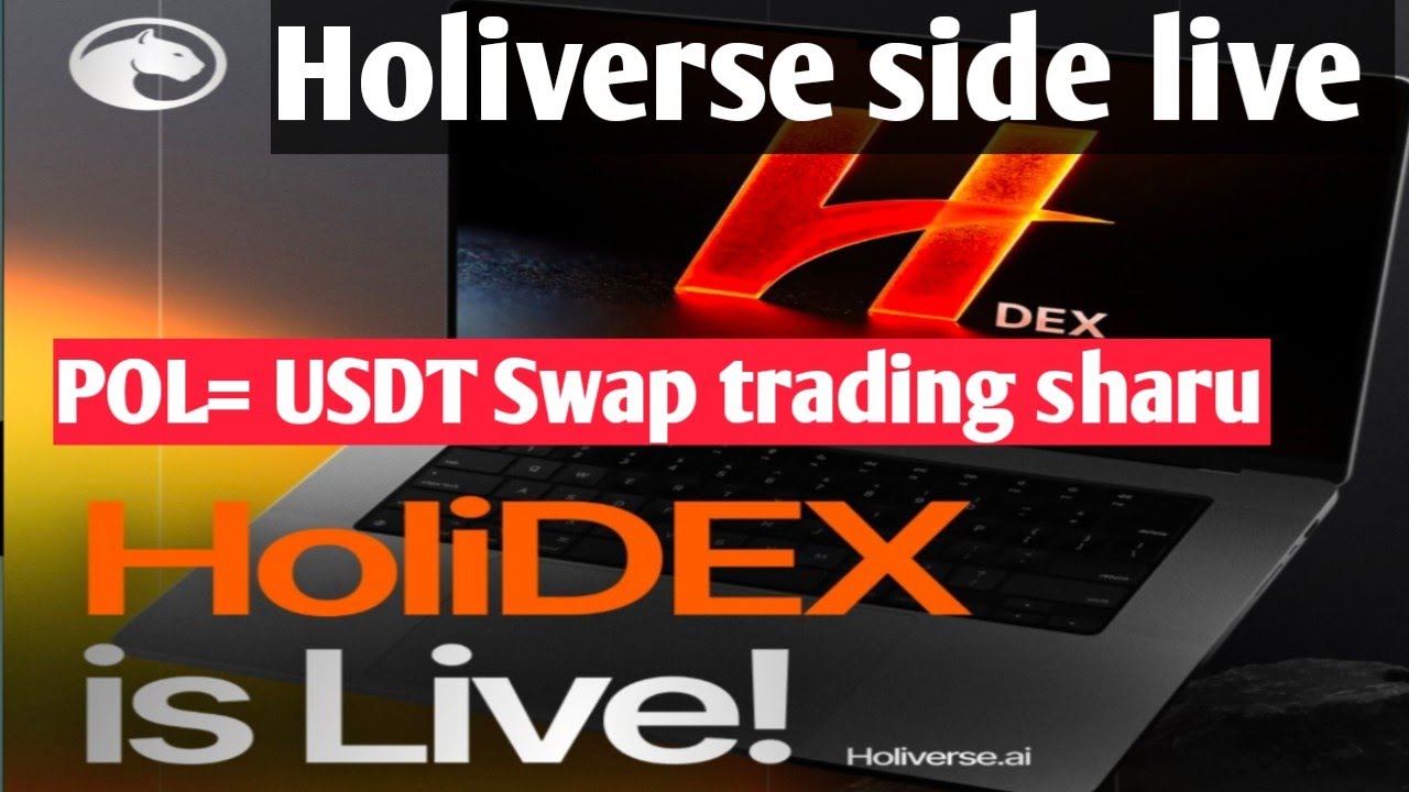 HoliDEX live ho gaya hai Holiverse side live - YouTube
