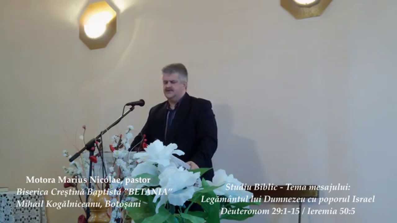Studiu biblic- Legamantul lui Dumnezeu cu poporul Israel - YouTube