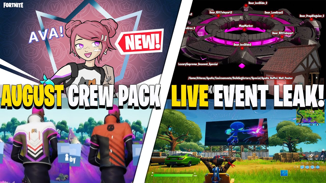 August CREW PACK! (AVA Skin & Wraps) | Live Special Ability Event Leak ...