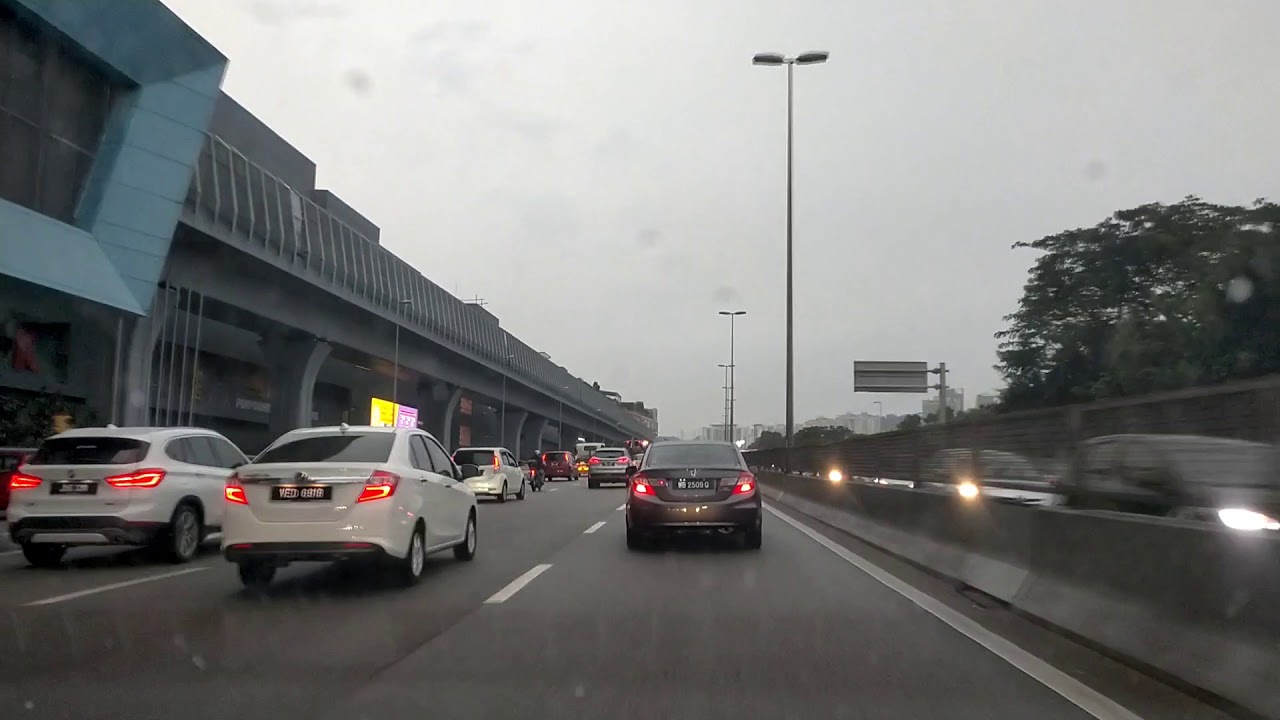 time lapse. shahAlam, the curve, ttdi, gloDamansara, ShahAlam. raining ...