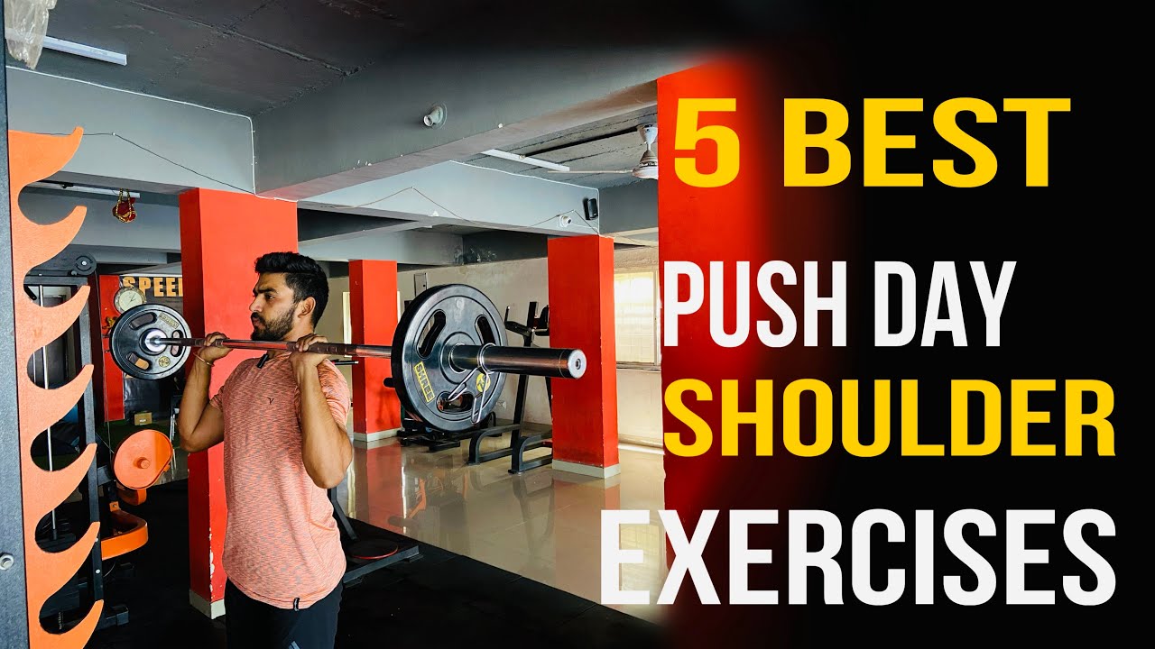 "Intense Push Day Shoulder Workout | 5 Exercises for Sculpted Shoulders ...