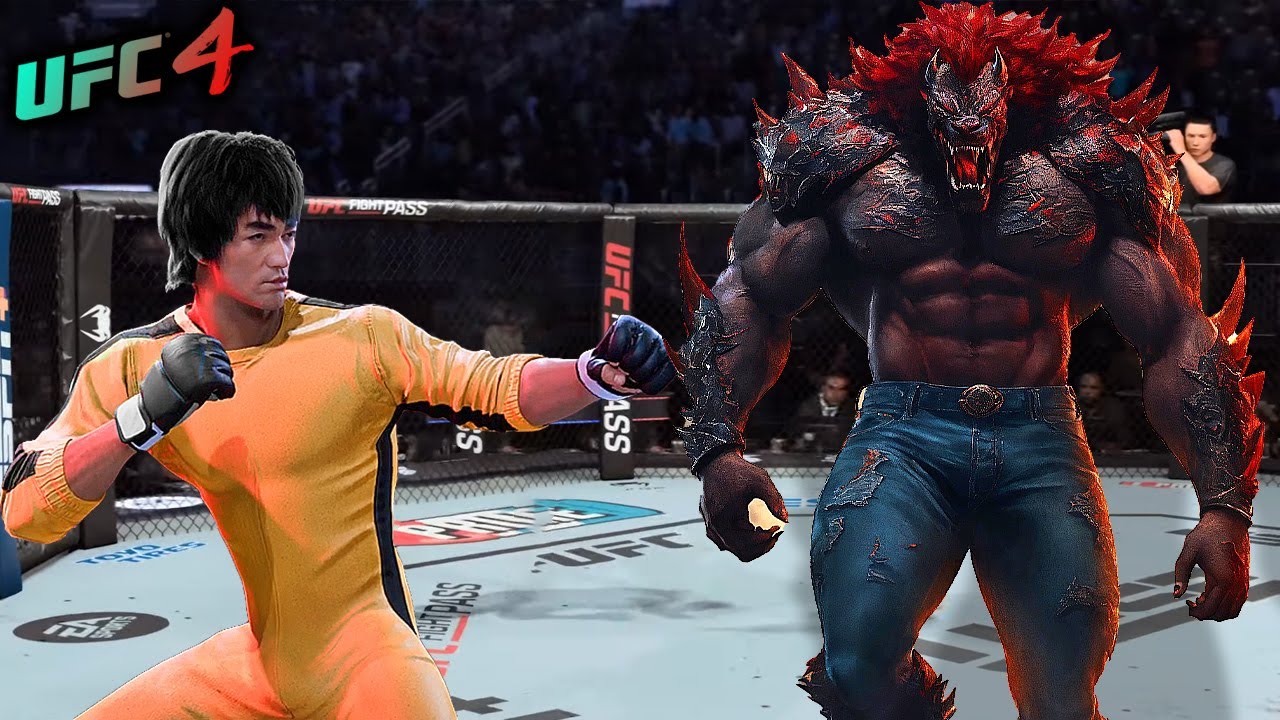 Bloody Werewolf vs. Bruce Lee (EA sports UFC 4) - YouTube