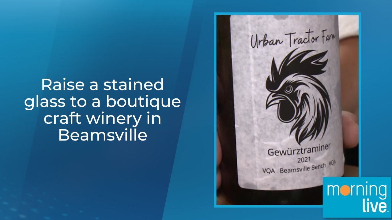 Raise a stained glass to a boutique craft winery in Beamsville - YouTube