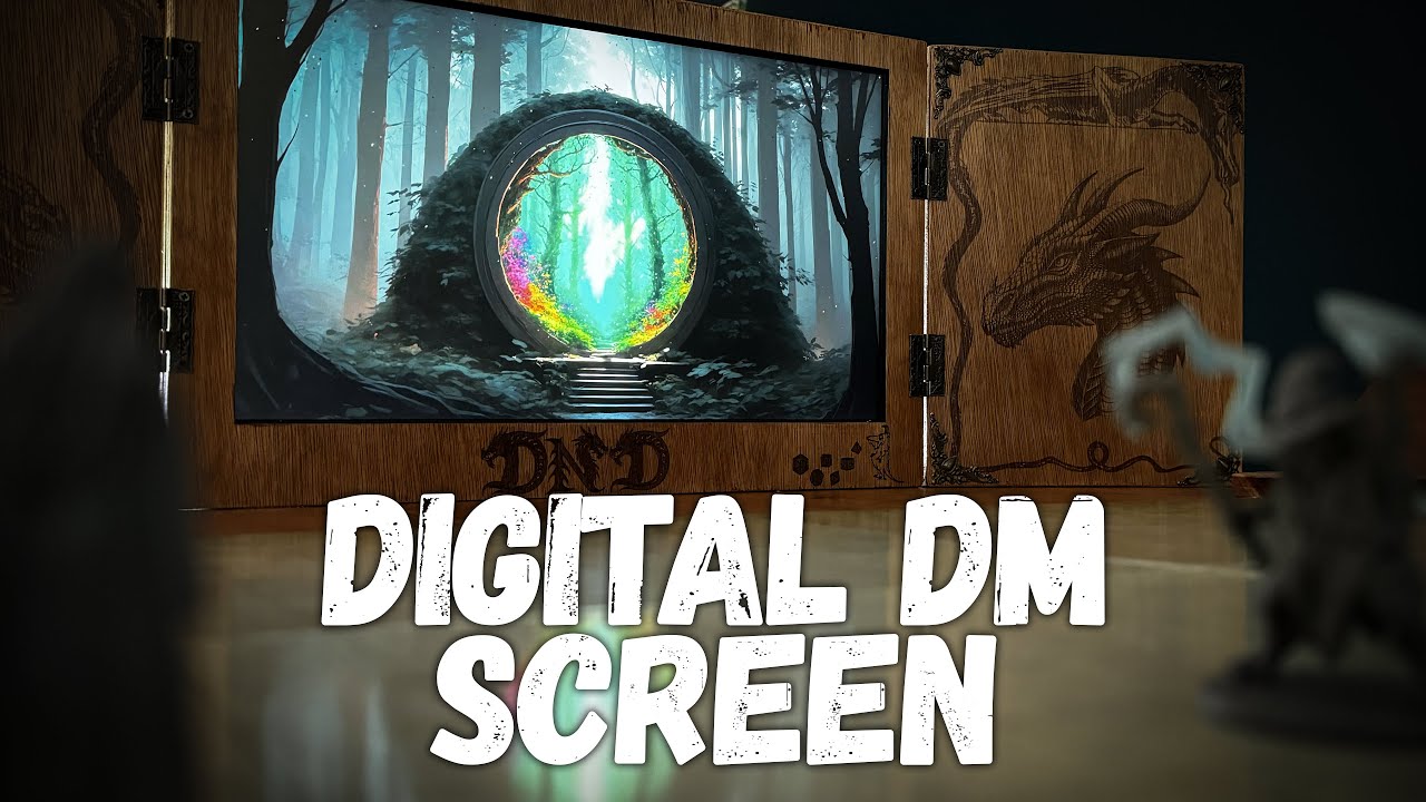Crafting a D&D DM Screen with Built-In Display for Immersive TTRPG ...
