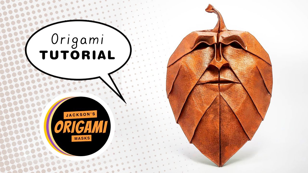 Origami Mask Tutorial - Mask 03 by Fynn Jackson - YouTube