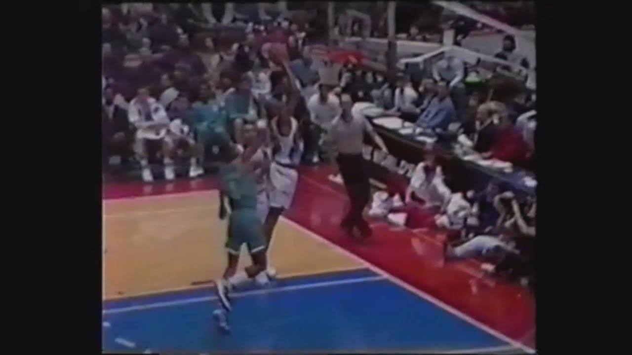 Tim Perry Career-High 31 Points Vs. Hornets, 1993-94. - YouTube