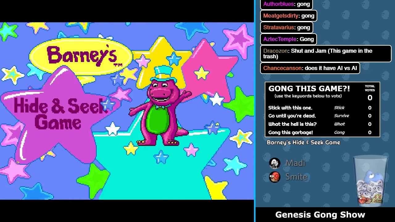 Genesis Gong Show: Barney's Nightmare Fuel - YouTube