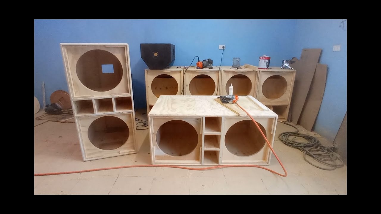 Fabricacion De Bafles Para Subwoofer Doble 18 Pulgadas Tipo Bassboos
