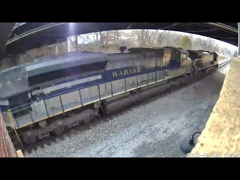 NS 11N with NS 1070 ‘Wabash’ 1/8/23 - YouTube