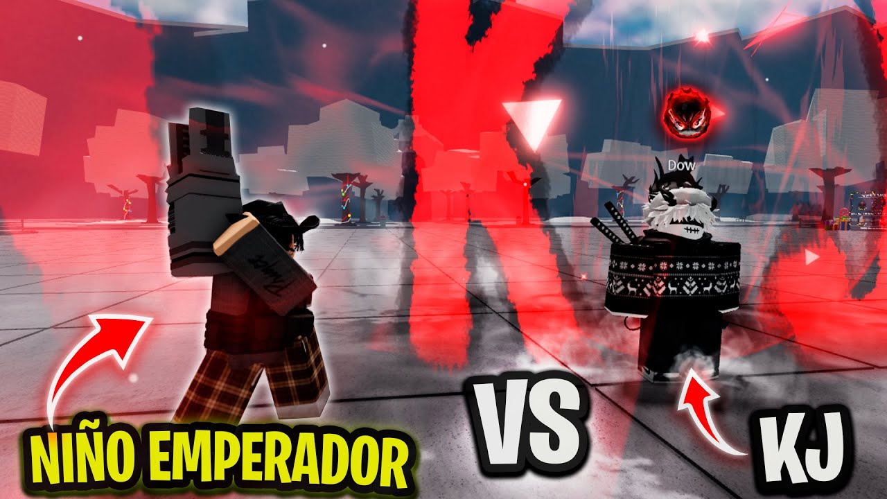 KJ ULTIMATE VS EL NIÑO EMPERADOR EN THE STRONGEST BATTLEGROUNDS - YouTube