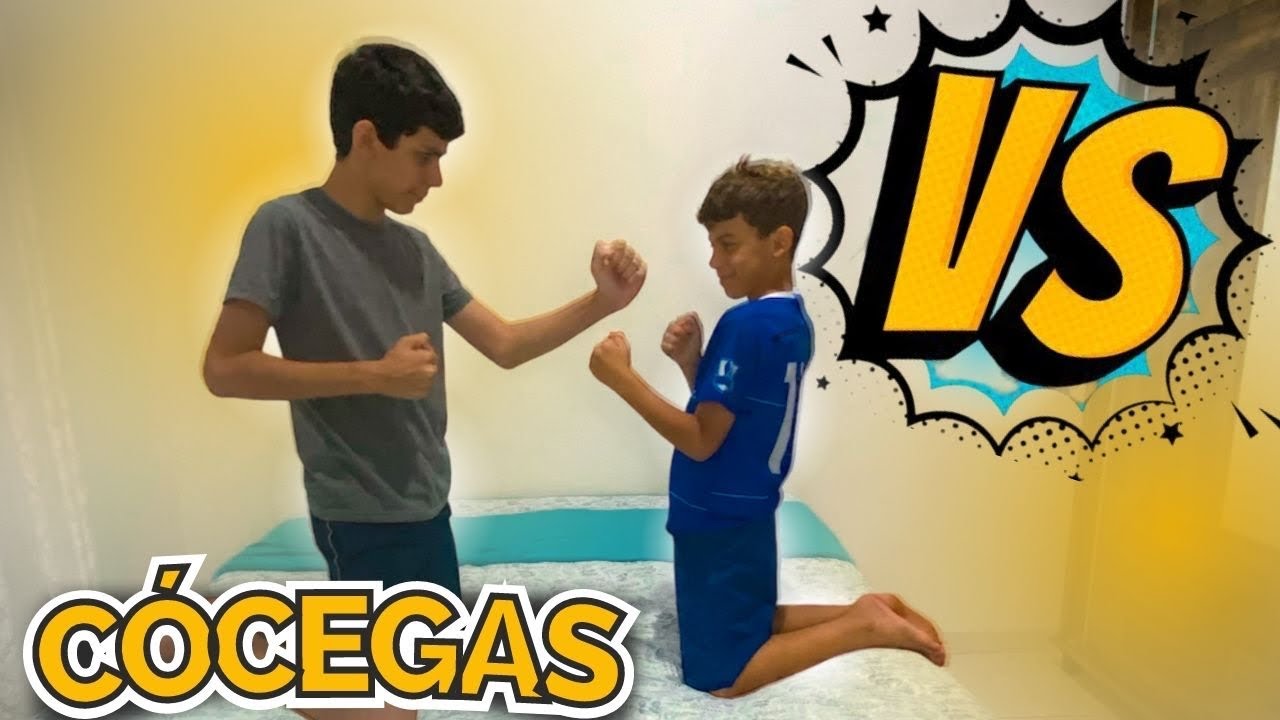 DESAFIO DAS CÓCEGAS | DUELO ENTRE IRMÃOS! 🔥 - YouTube