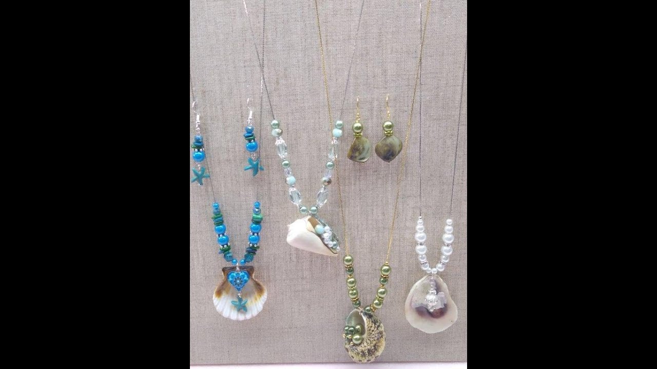 More Seashell Pendants and an Announcement!! Kits Available! - YouTube