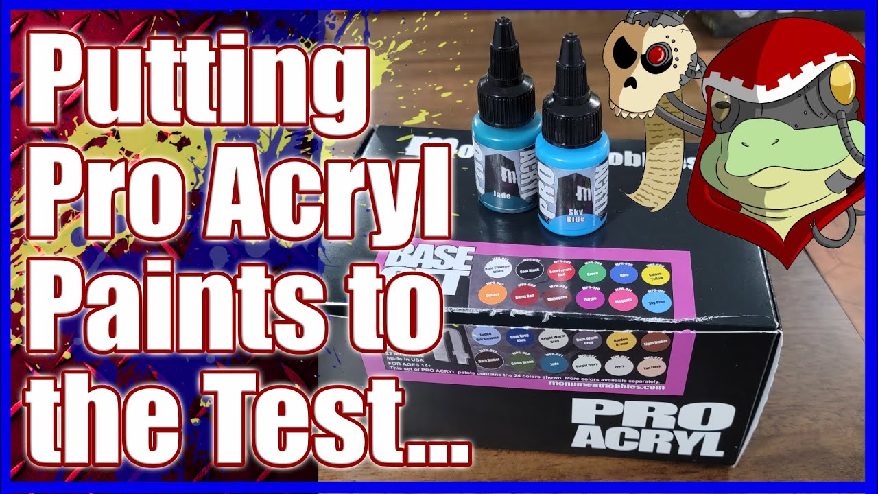 Putting Pro Acryl Paints to the Test! - YouTube