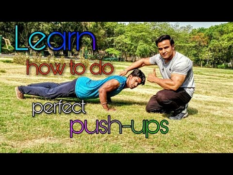 Improve your push-ups posture (step by step) - YouTube