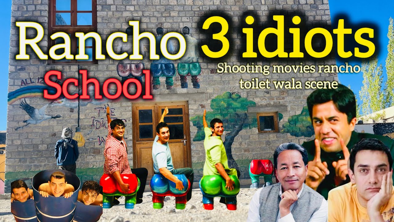 3 idiots: Rancho School || Movies 🎥 Shooting Scene 🎬 Sonam wangchuk ...