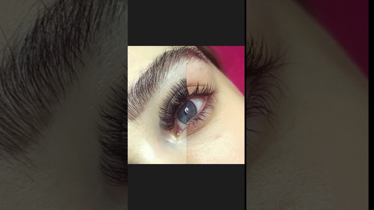 4D Volume lashes - Before and After - YouTube