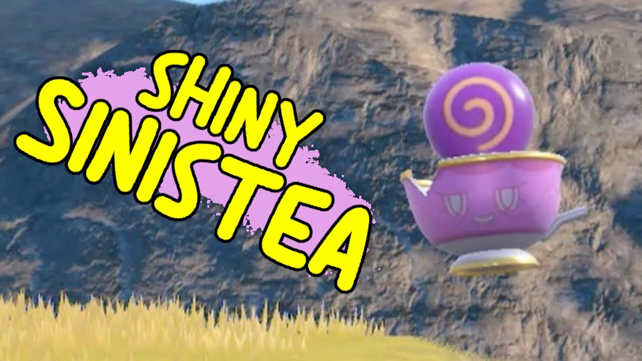 Shiny SINISTEA Reaction! Pokemon Violet, Full Odds No Combo Outbreak ...