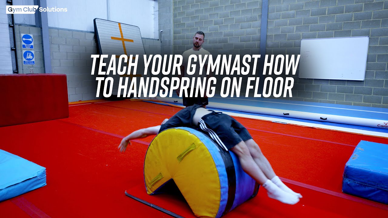 TEACH YOUR GYMNAST HOW TO HANDSPRING - YouTube
