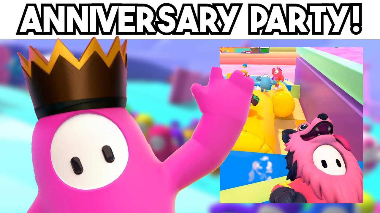 FALL GUYS ANNIVERSARY PARTY IS HERE!! (2 year special) - YouTube