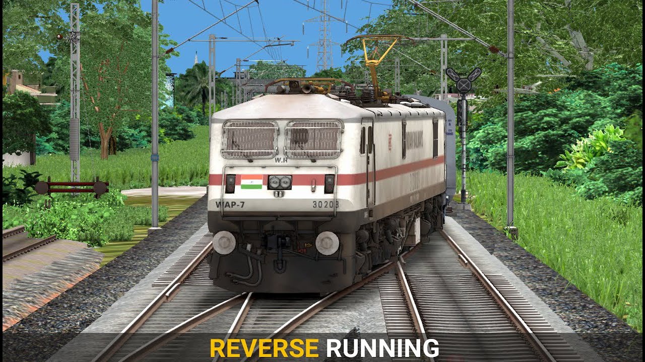 Train Reverse Running at Station | Train Simulator | Train Reverse ...