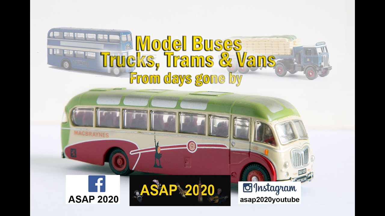 Model Buses, Trams, Trucks & Vans - YouTube