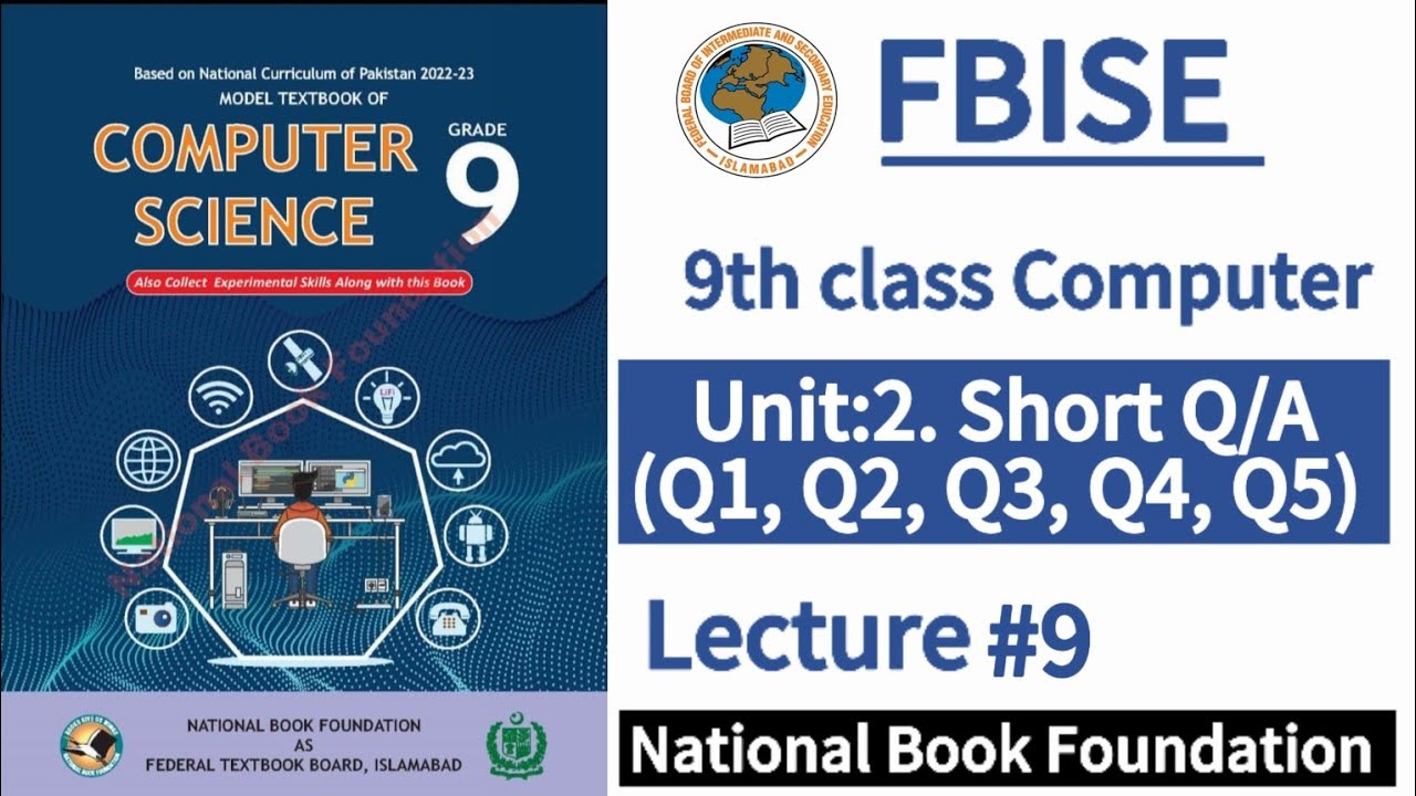 Class 9 Computer Unit2 Short Q/A (Q1,Q2,Q3,Q4,Q5) | New Syllabus 2024 ...