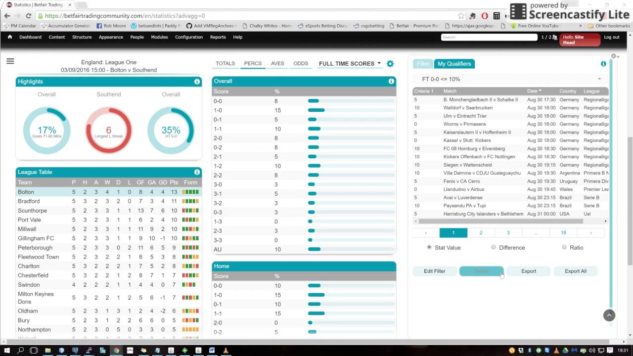 BTC Stats Software - Last 20 Matches Toggle - YouTube