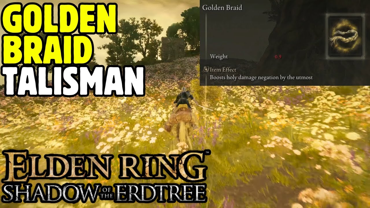 How to Find GOLDEN BRAID TALISMAN Location Elden Ring - YouTube
