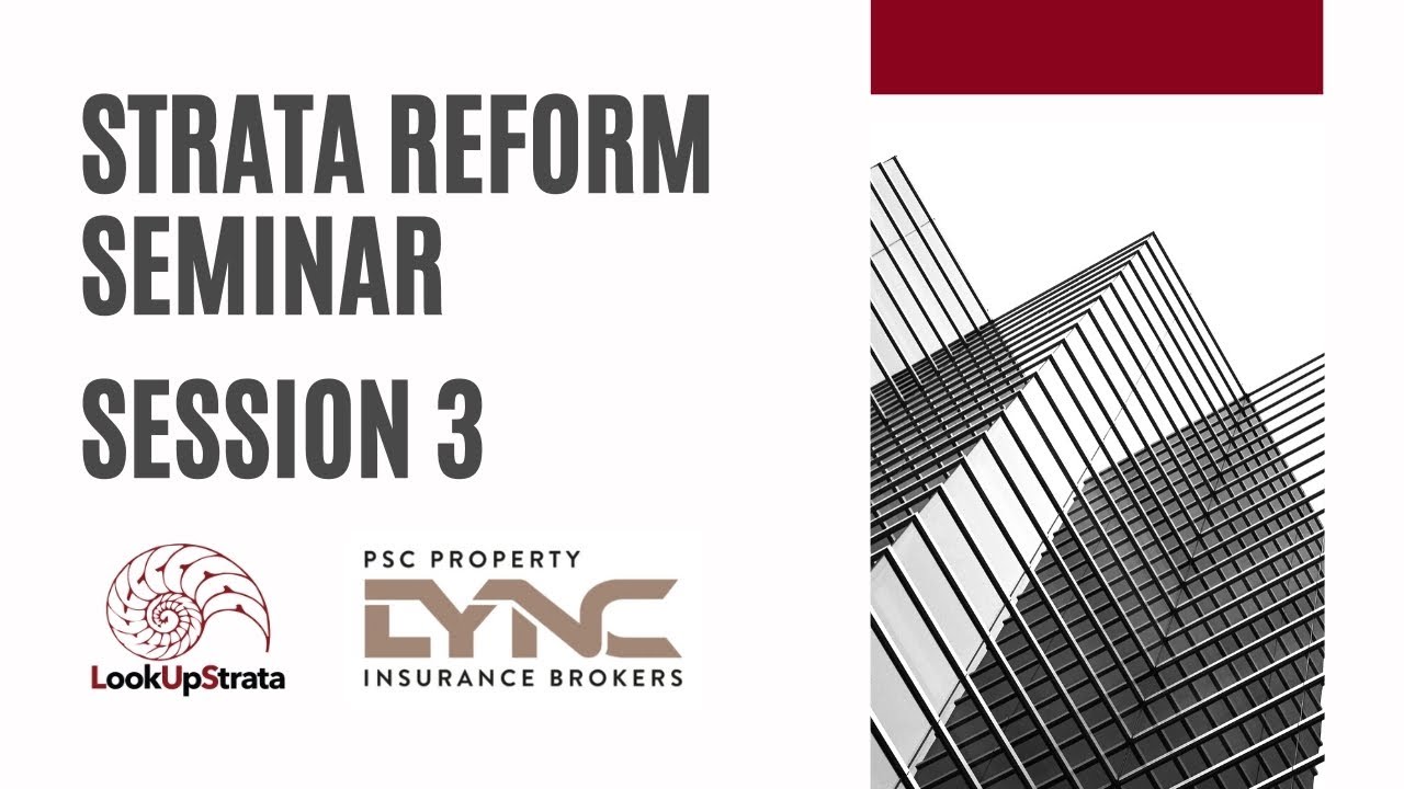 WA: Strata Reform Seminars: Session 3 | LOOKUPSTRATA - YouTube