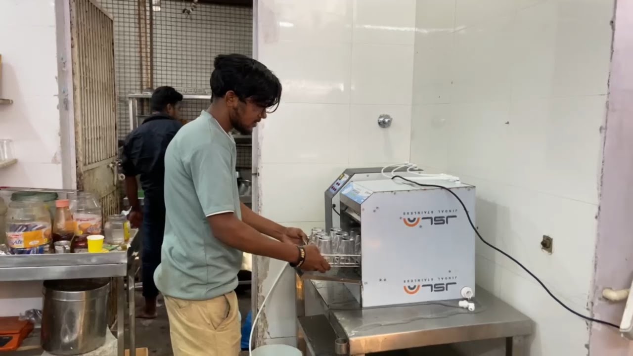 #teaglasswasher Tea glass washing machine - YouTube
