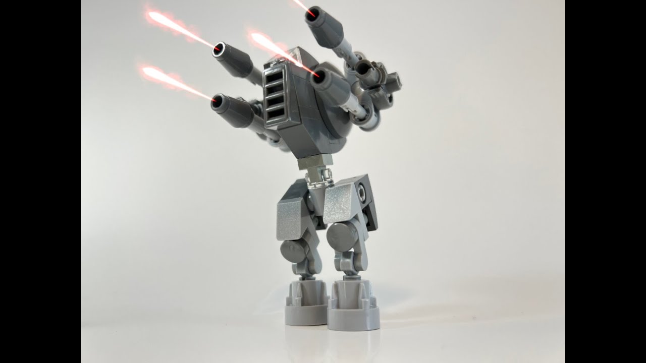 How To Build a Lego Robot Mini Mech Javelin (Tutorial) - YouTube