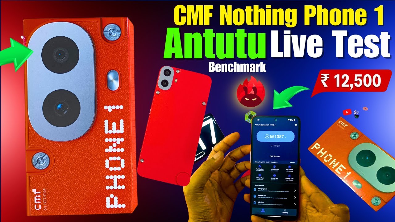 CMF Phone 1 Antutu Benchmark Test After Update | CMF Phone 1 Honest ...