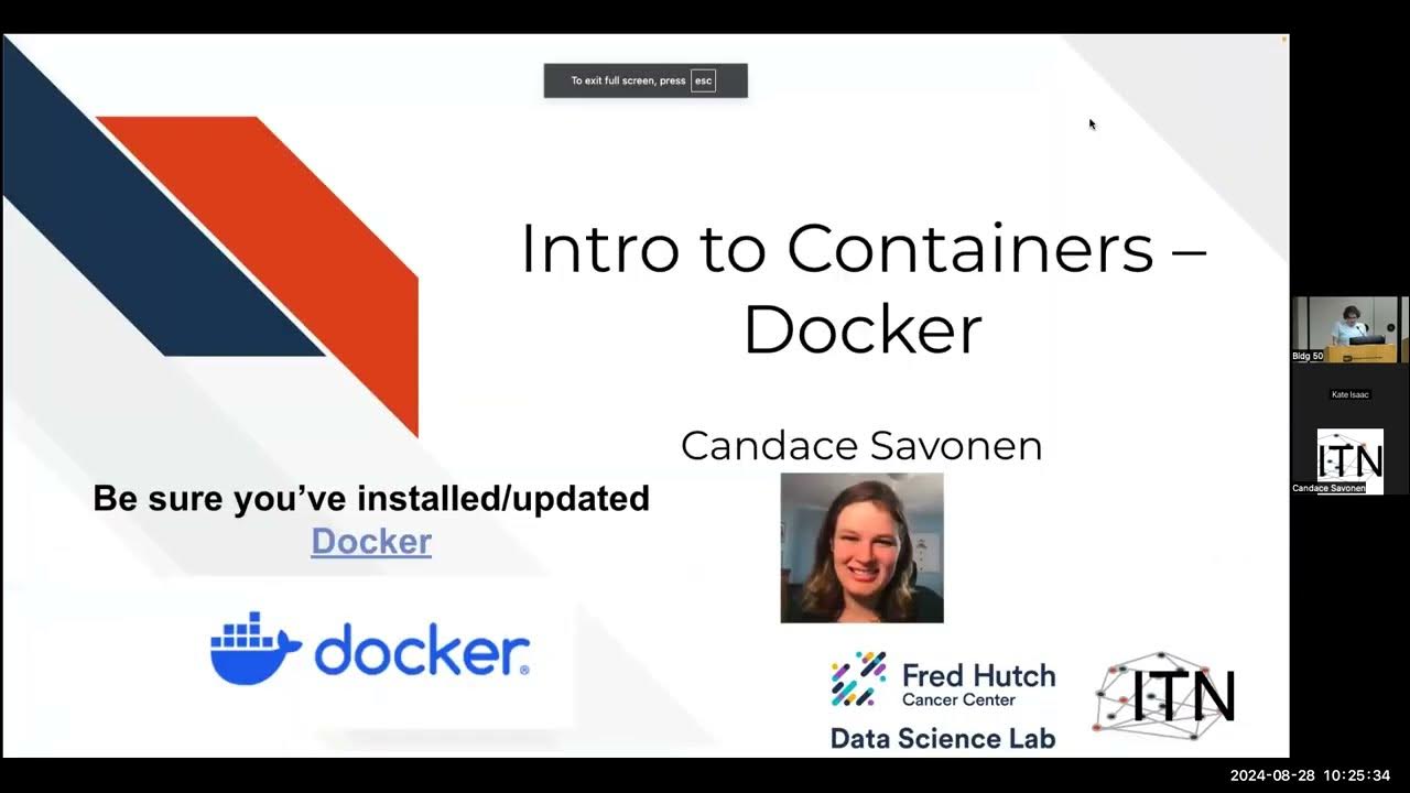 Intro to Containers (Docker) for Scientists - YouTube