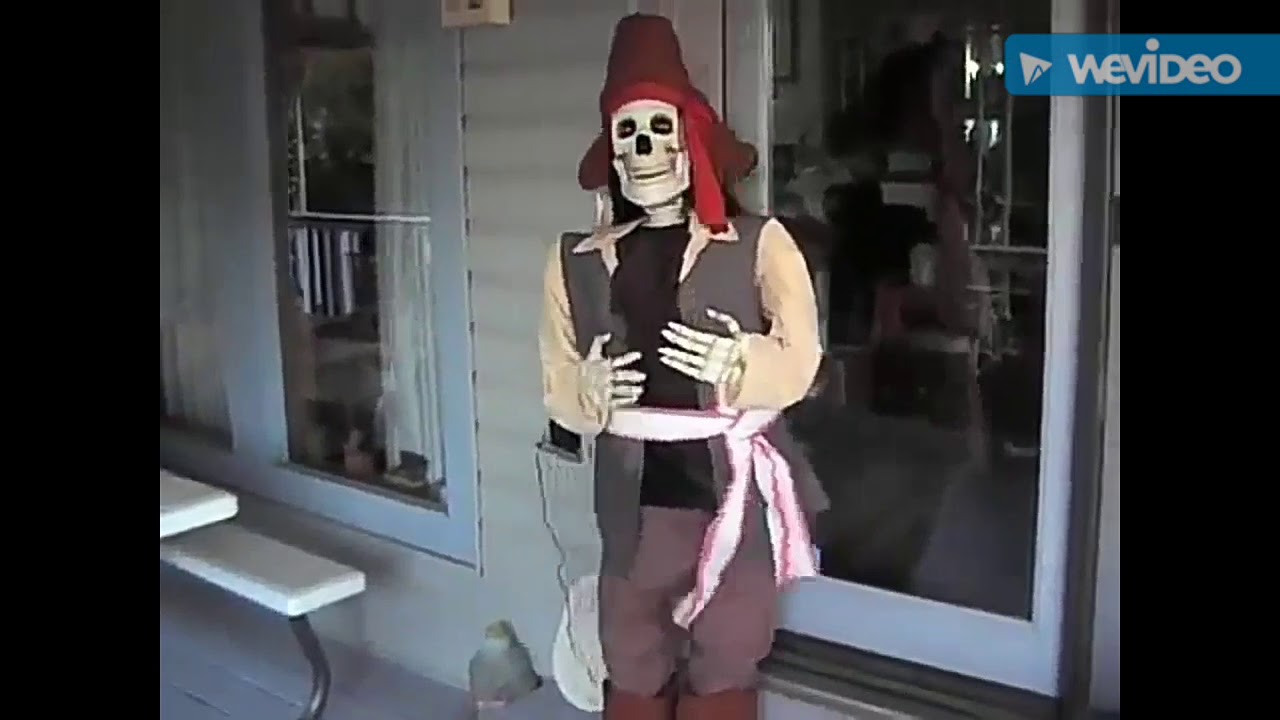 Gemmy Life Size Dancing Pirate Skeleton with HQ Audio! (Part 1) - YouTube