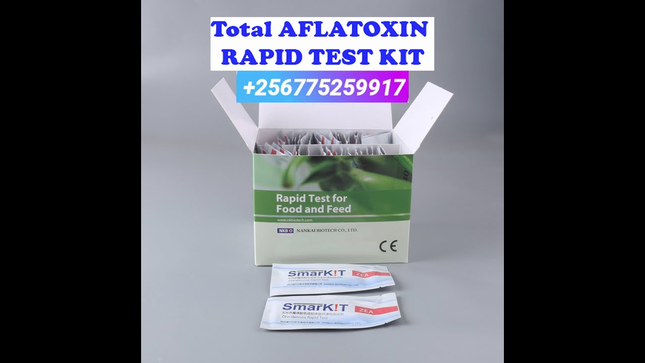 AuroFlowAQ Afla Strip Test for Aflatoxin Detection in Uganda - YouTube