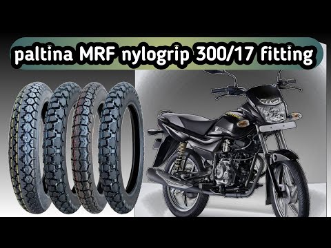 Bajaj platina best tubeless tyre / MRF 300-17 mogri MM plus / Normal tyre se tubeless tyre change