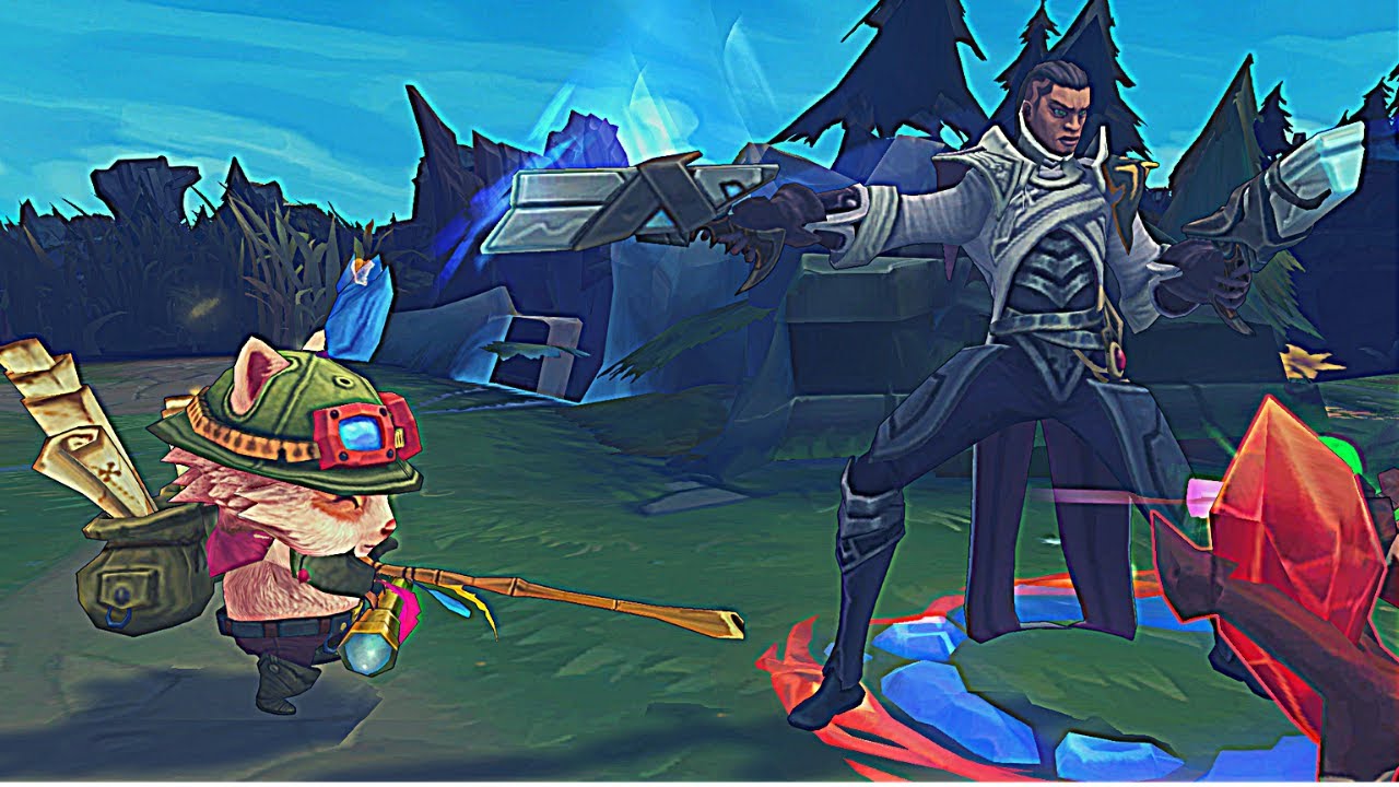 My Jungler Gave him Double buff. ;D PaseRush v2. [Teemo vs Lucian ...