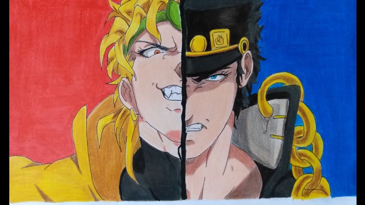 Dio brando drawing | How to Draw Dio Step By Step JoJo's Bizarre ...