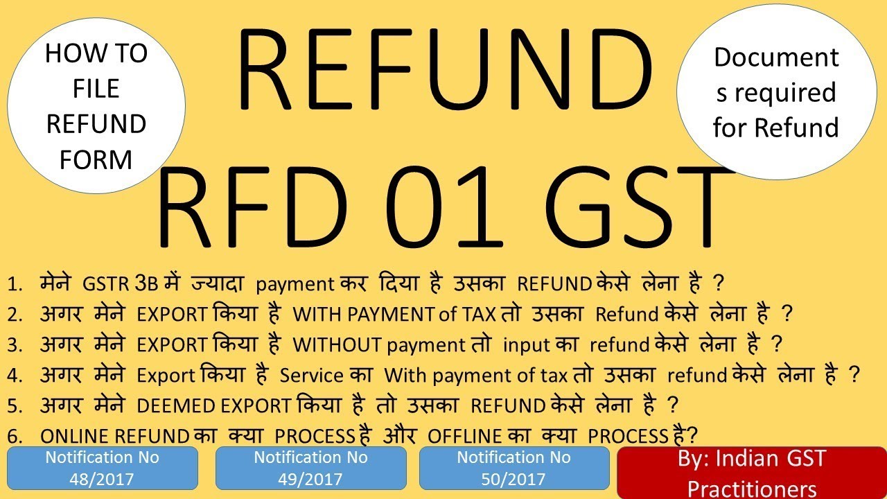 Refund in GST RFD 01 FORM YouTube refund-in-gst-rfd-01-form-youtube