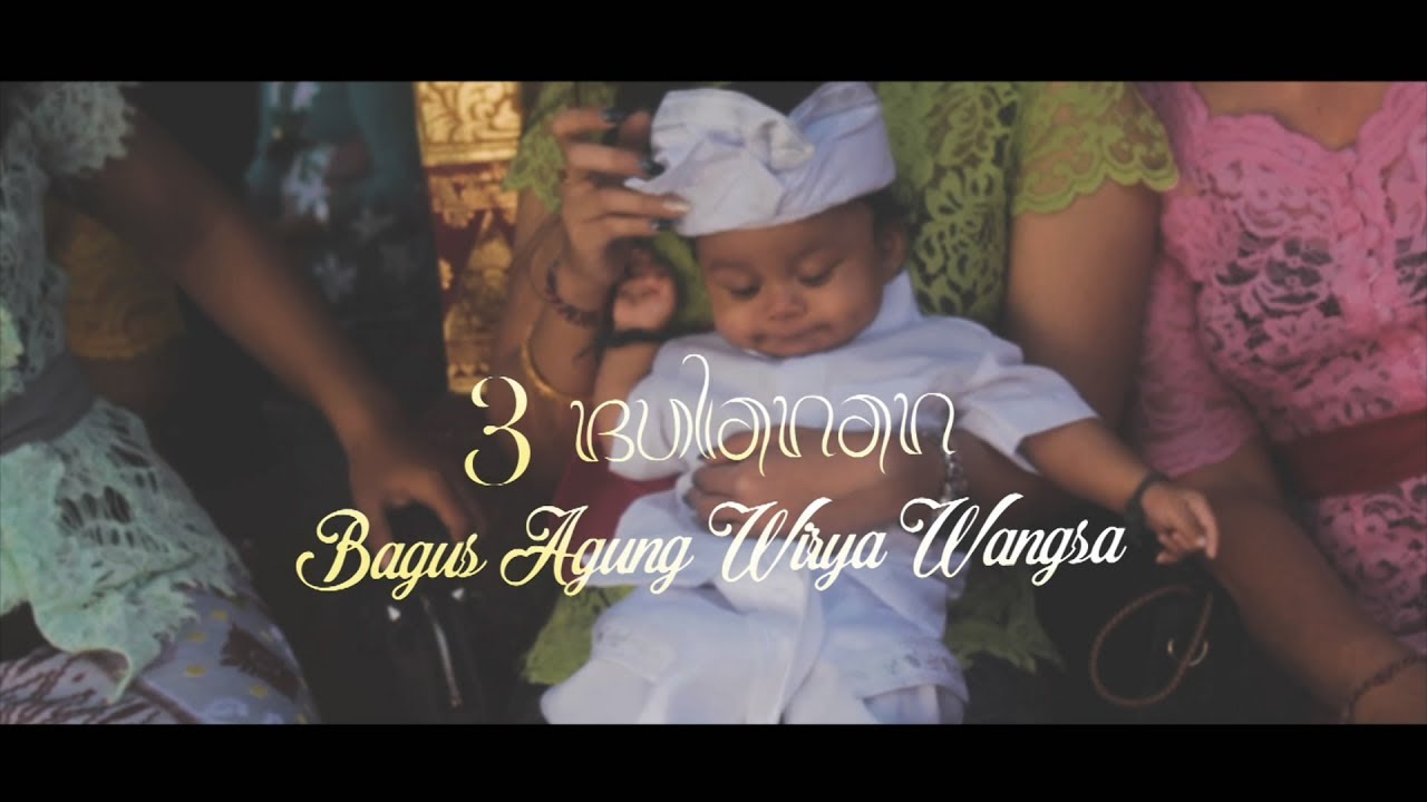 3 Bulanan ( Nelu Bulanin ), Hindu's Ceremony in Bali - YouTube