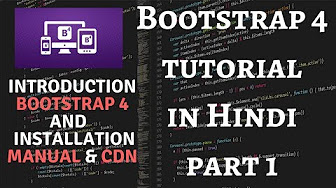 bootstrap 4 tutorial for beginners in hindi - YouTube