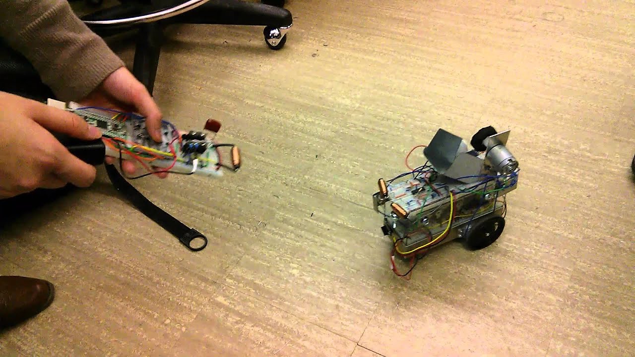 EECE 281 Electromagnetic Tether Robot - YouTube