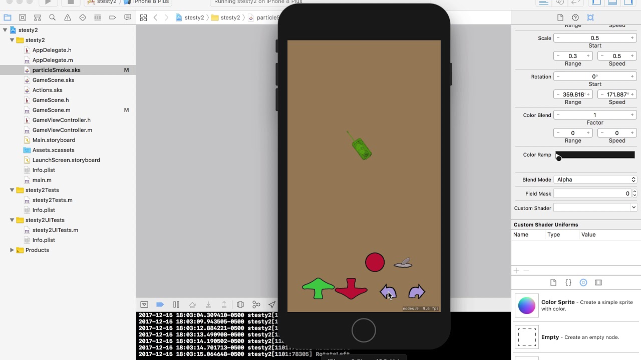 demo emitter node - YouTube