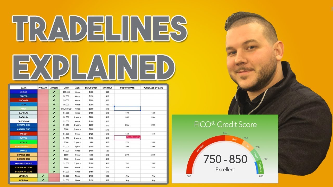 GET PAID FOR YOUR CREDIT CARDS!! Trade lines explained - YouTube