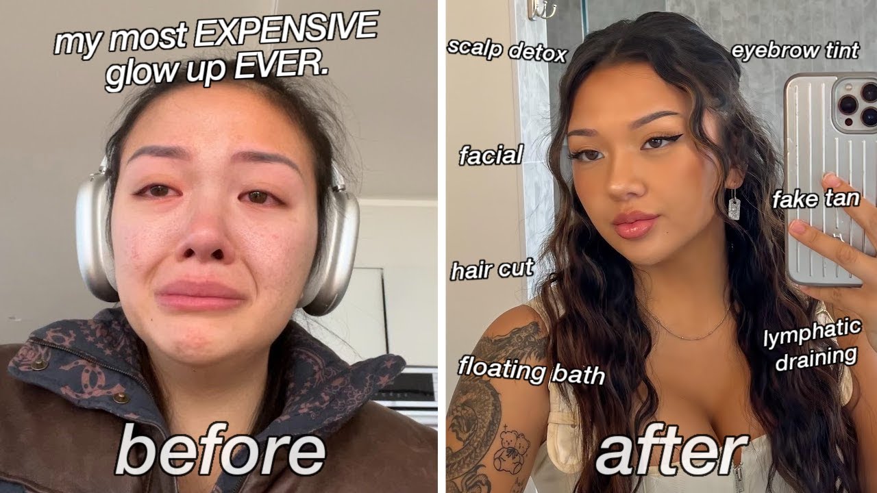 SPENDING $1000 TO GLOW UP (EXTREME 24 HOUR TRANSFORMATION) - YouTube