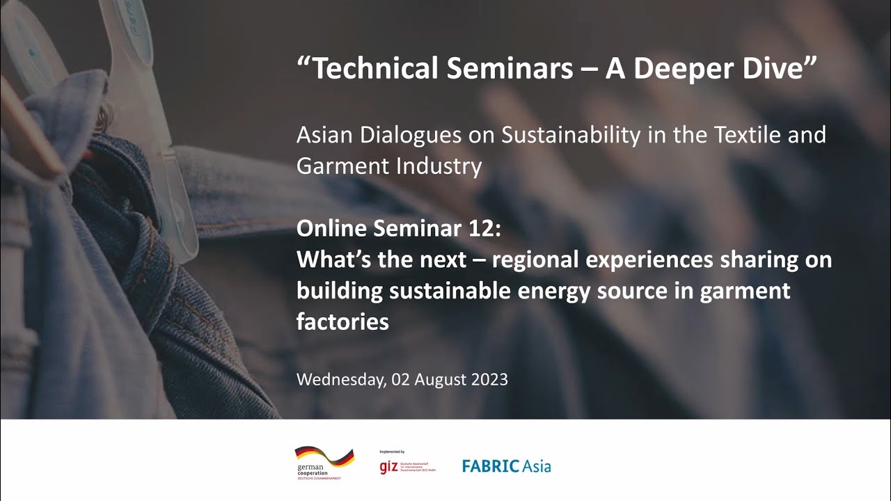 GIZ FABRIC Technical Seminar 12 - 02.08.2023 - YouTube