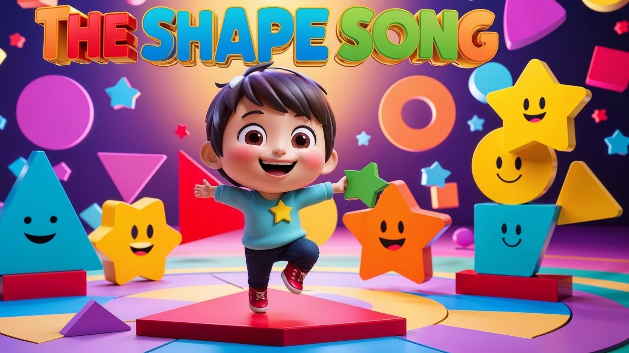 The Shapes Song | Nursery Rhymes | Nursery Rhymes With Lyrics - YouTube